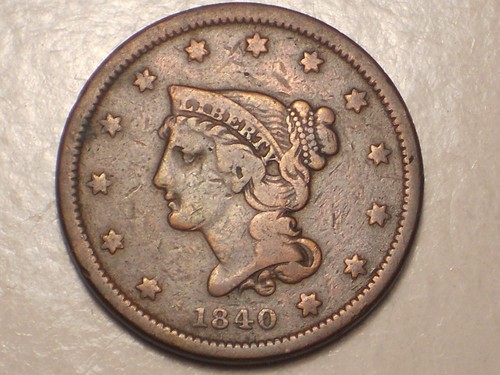 1840 Large Cent (Fine, Small Date, & Attractive) | eBay