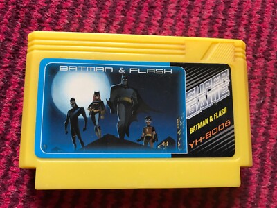 Famiclone Batman and Flash game rare cartridge FC Famicom Pegasus | eBay