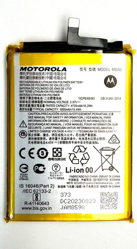 2022 Motorola Moto G Stylus Original Battery MD50 5000mAh 19.4Wh 3.87V ...