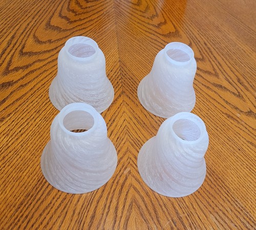 4x New HUNTER CEILING FAN Replacement Glass Globe Shade Smooth Frosted ...