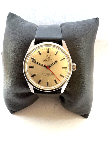Roamer RW Popular Mens Swiss Made Incabloc Mechanical Leather Strap ...