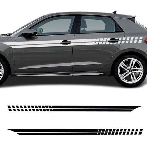 decals side stripe Racing Gradient Audi A1 Sportback | eBay