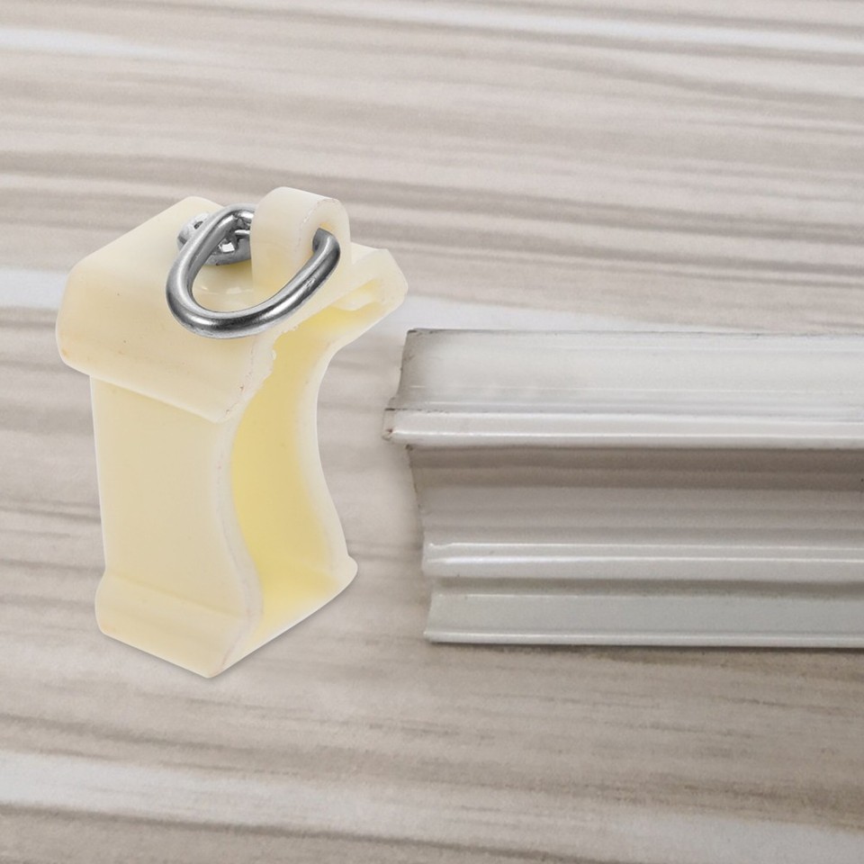 20 PCS Curtain Track Cover End Caps for Rail Curtains Wall Tracks | eBay