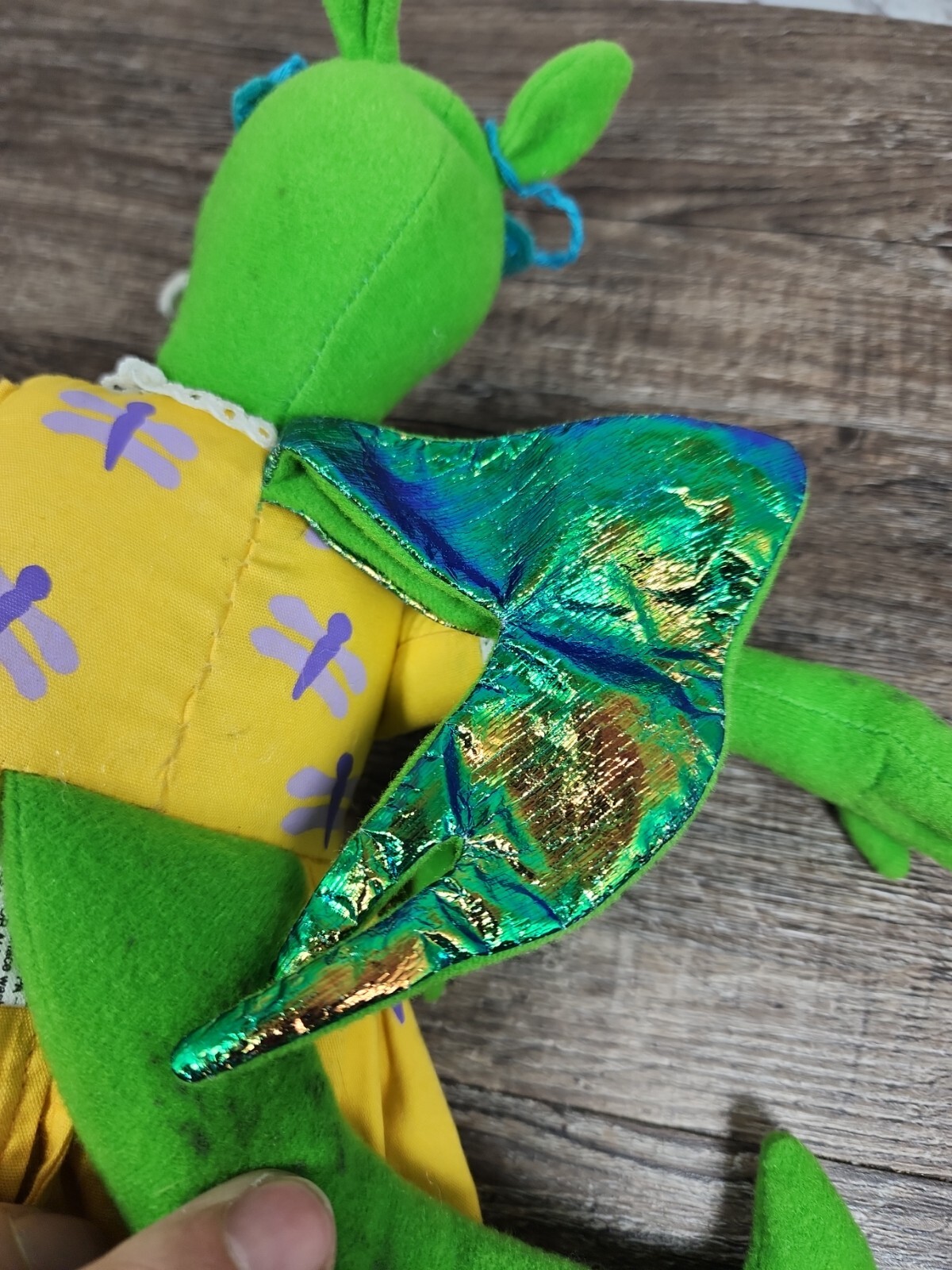 The Library Dragon Flip Doll Miss Lotta Scales/Miss Lotty Plush Soft ...