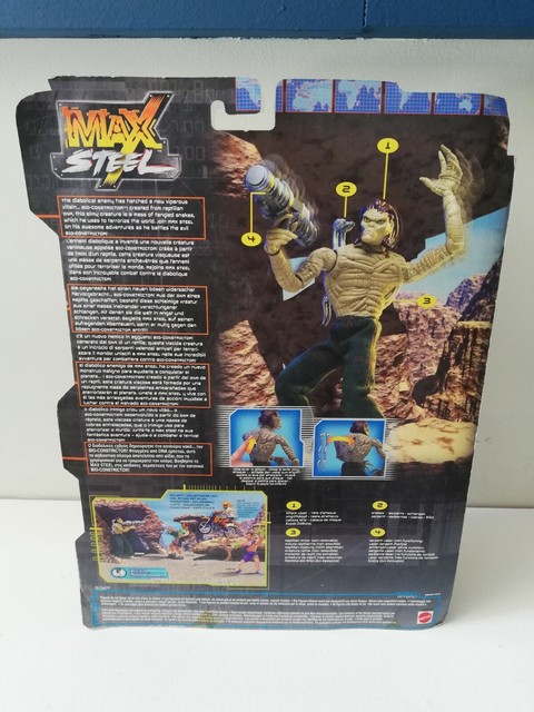 Max Steel Bio Constrictor 12 Inch Action Figure 2000 Mattel A98 for ...