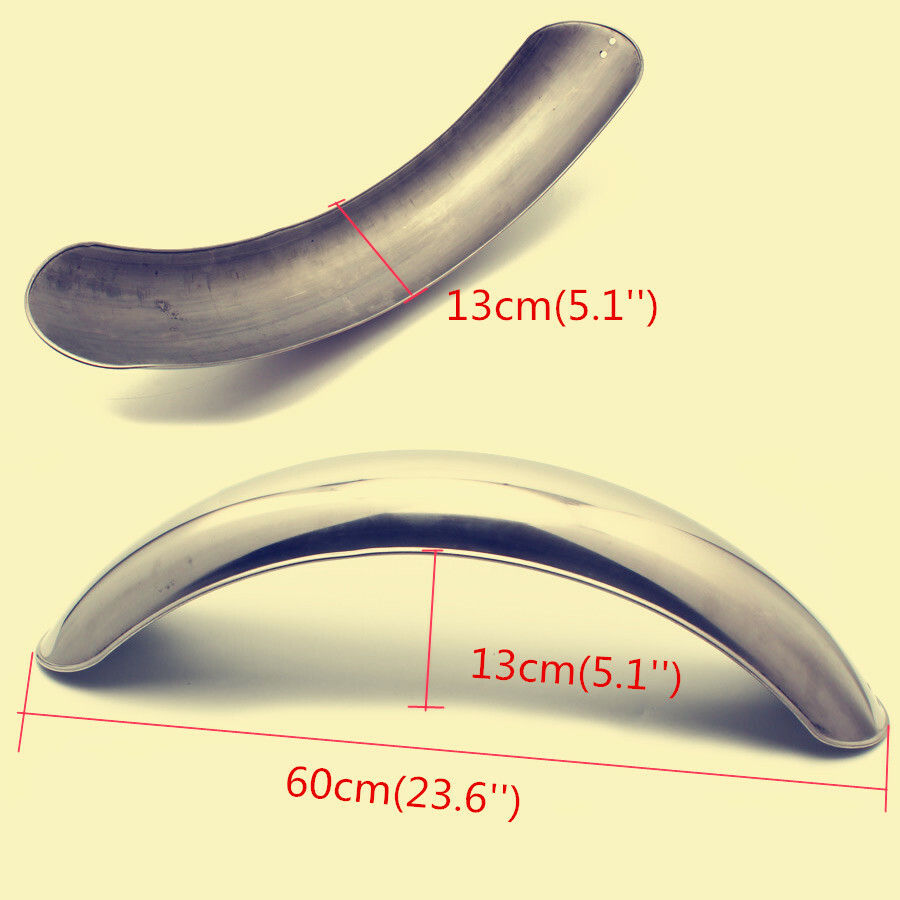 5" Motorcycle Retro Vintage Rear Fenders Mudguard for Harley Bob Honda ...