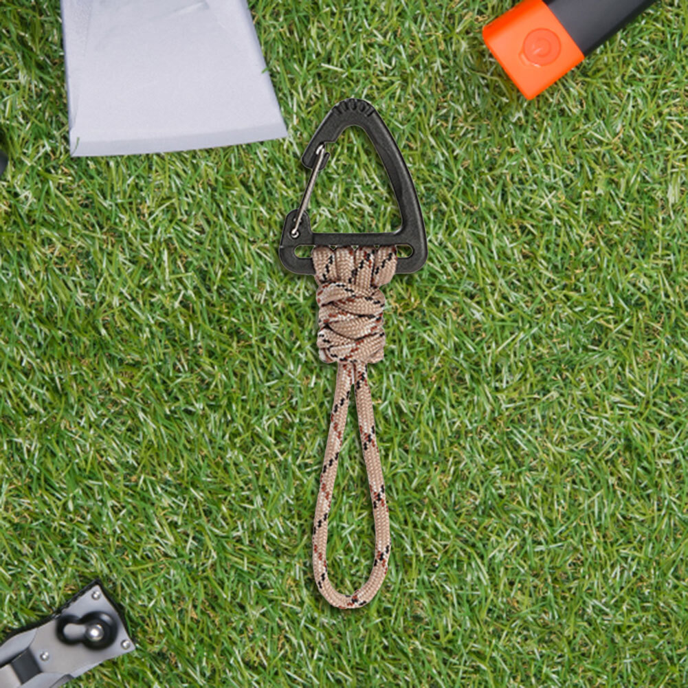 10Pcs 7-core Umbrella Rope Braided Lanyard Hook Clip for Keys/Men/Women ...