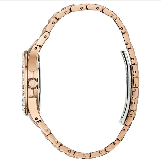 Bulova GUESS Phantom Women's Rose Gold Watch - 98L268 for sale online ...