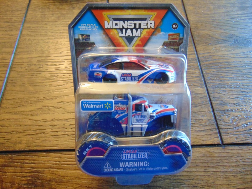 LUCAS STABILIZER RACE CAR & SPIN MASTER MONSTER JAM TRUCK 2 PACK 2023 ...