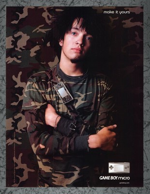 Game Boy Micro Camo Nintendo Game Boy Advance Print Ad Original Art 7 ...