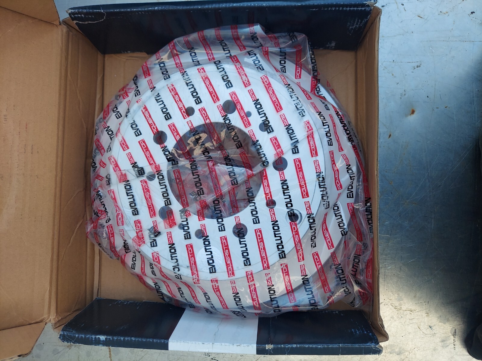 Powerstop Brakes JBR1355EVC Evolution Disc Brake Rotor, Coated ...
