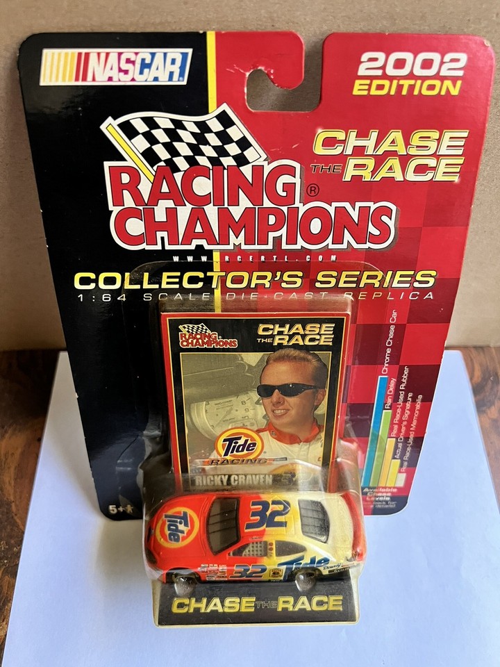 Ricky Craven#32 NASCAR Chase The Race 1/64 Orange yellow White Tide ...