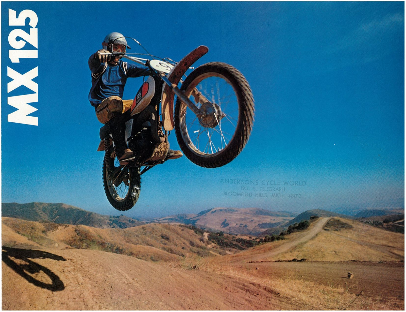 YAMAHA Brochure MX125 MX125B 1975 Sales Catalog Catalogue REPRO | eBay