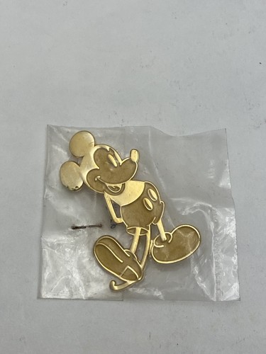 STANDING MICKEY MOUSE GOLD COLOR PIN ~MADE IN TAIWAN | eBay