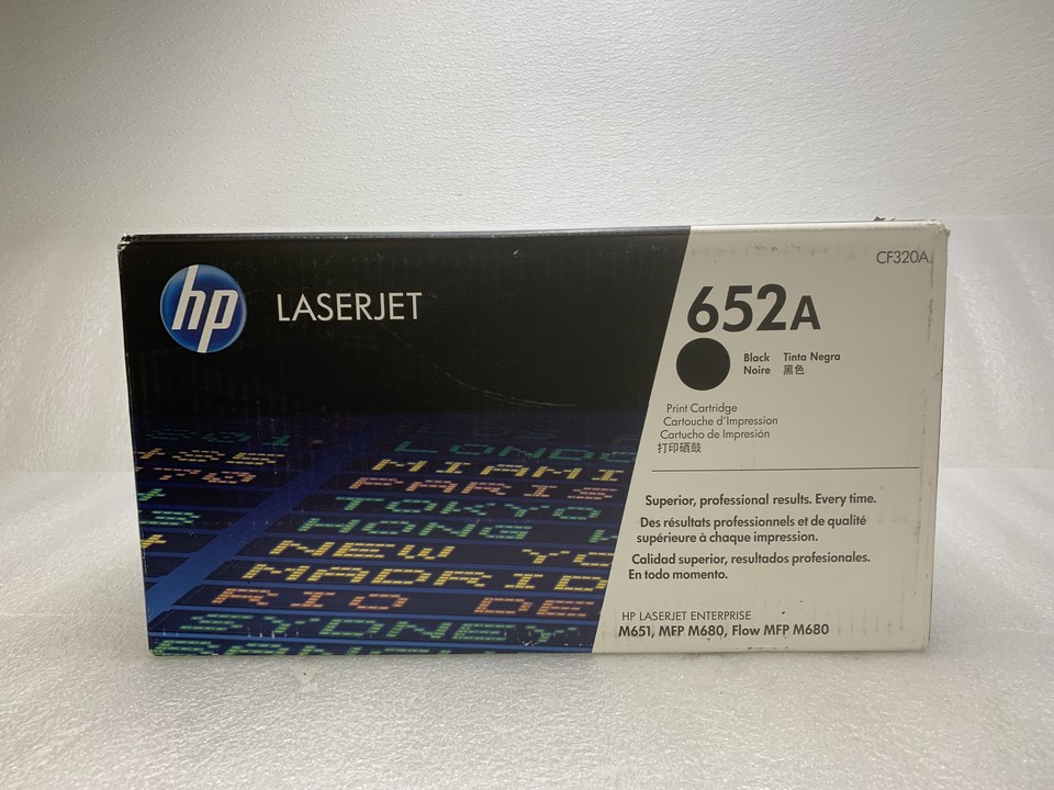 Genuine HP 652A Black CF320A Print Toner Cartridge For M651, MFP M680 ...