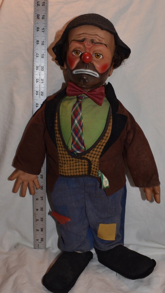 Vintage 1950s Emmett Kelly's "Willie The Clown" Doll - Baby Barry Toy ...