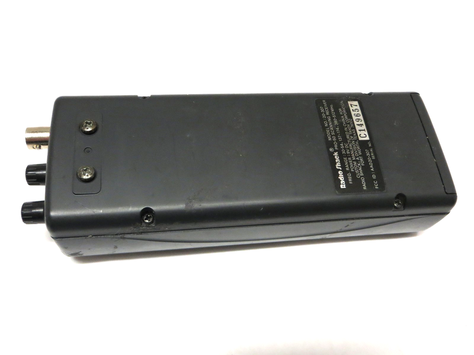 Radio Shack Pro-50 Portable Handheld Scanner Programmable 20 Ch Police ...