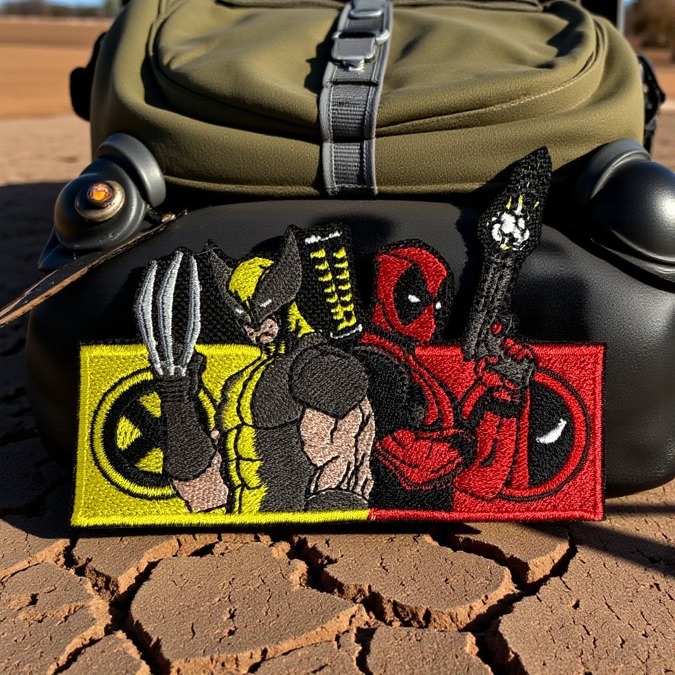 Deadpool & Wolverine Embroidery Patch 4" X 2.87 | eBay