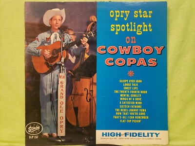 Cowboy Copas ‎– Opry Star Spotlight On Cowboy Copas - VINYL RECORD LP ...