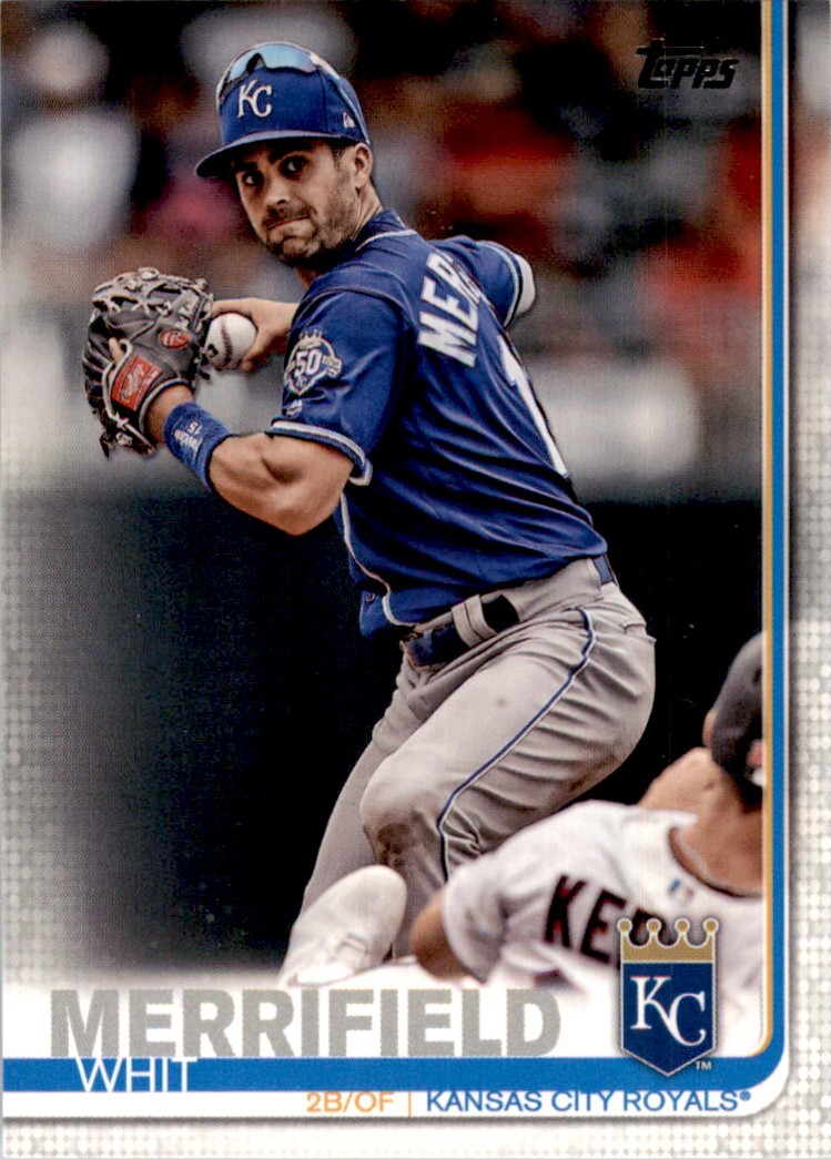 2019 Topps Whit Merrifield Kansas City Royals #238 MLB Baseball Sports ...