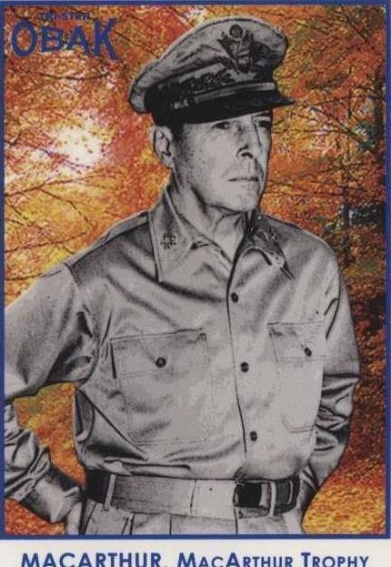2011 TRI-STAR Obak - Douglas MacArthur #30 Blue /5 for sale online | eBay