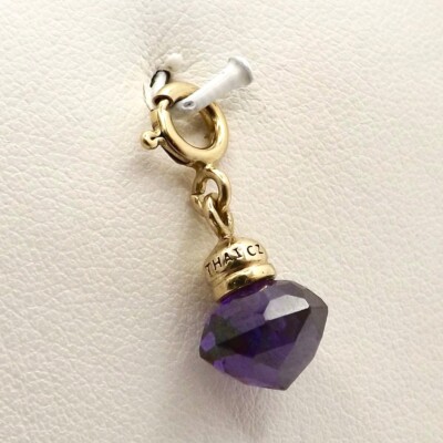 Lirm 18k Gold Vermeil Sterling Silver Charm Pendant February April ...