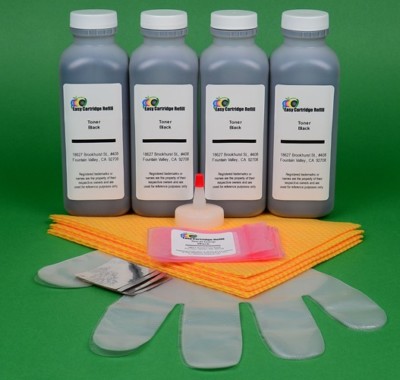(4) Toner Refill for 310-3546 310-3547 Dell S2500 S2500N. 40K Pages ...
