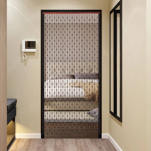 Wood Beaded Curtain Retro Porch Doorway String Curtain Room Divider 180 ...