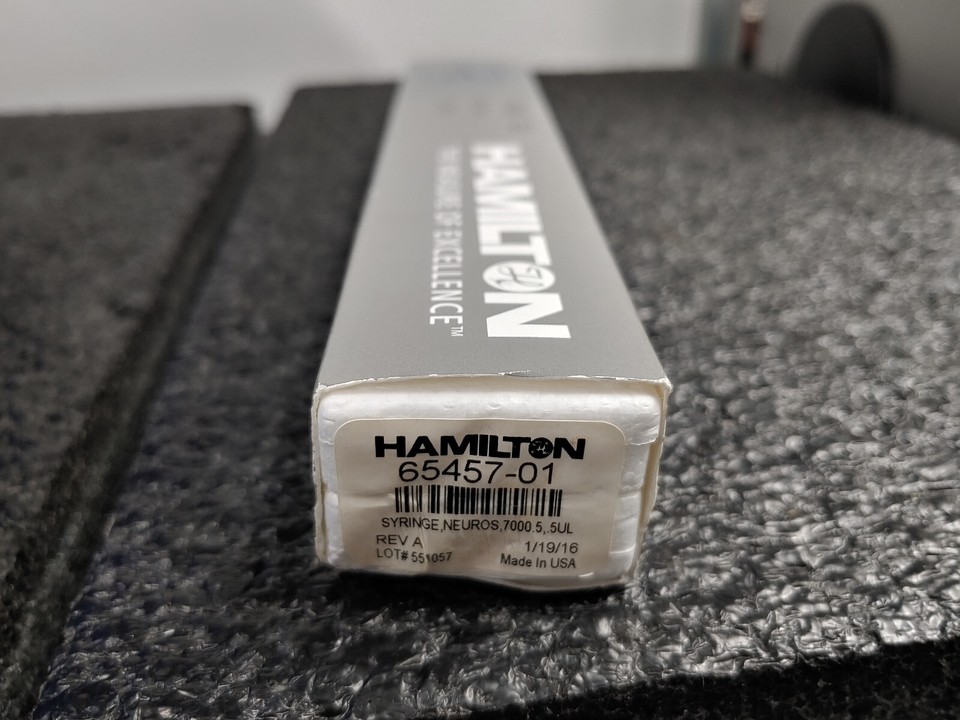 HAMILTON 0.5 µL Neuros Syringe Model 7000.5 65457-01 | eBay