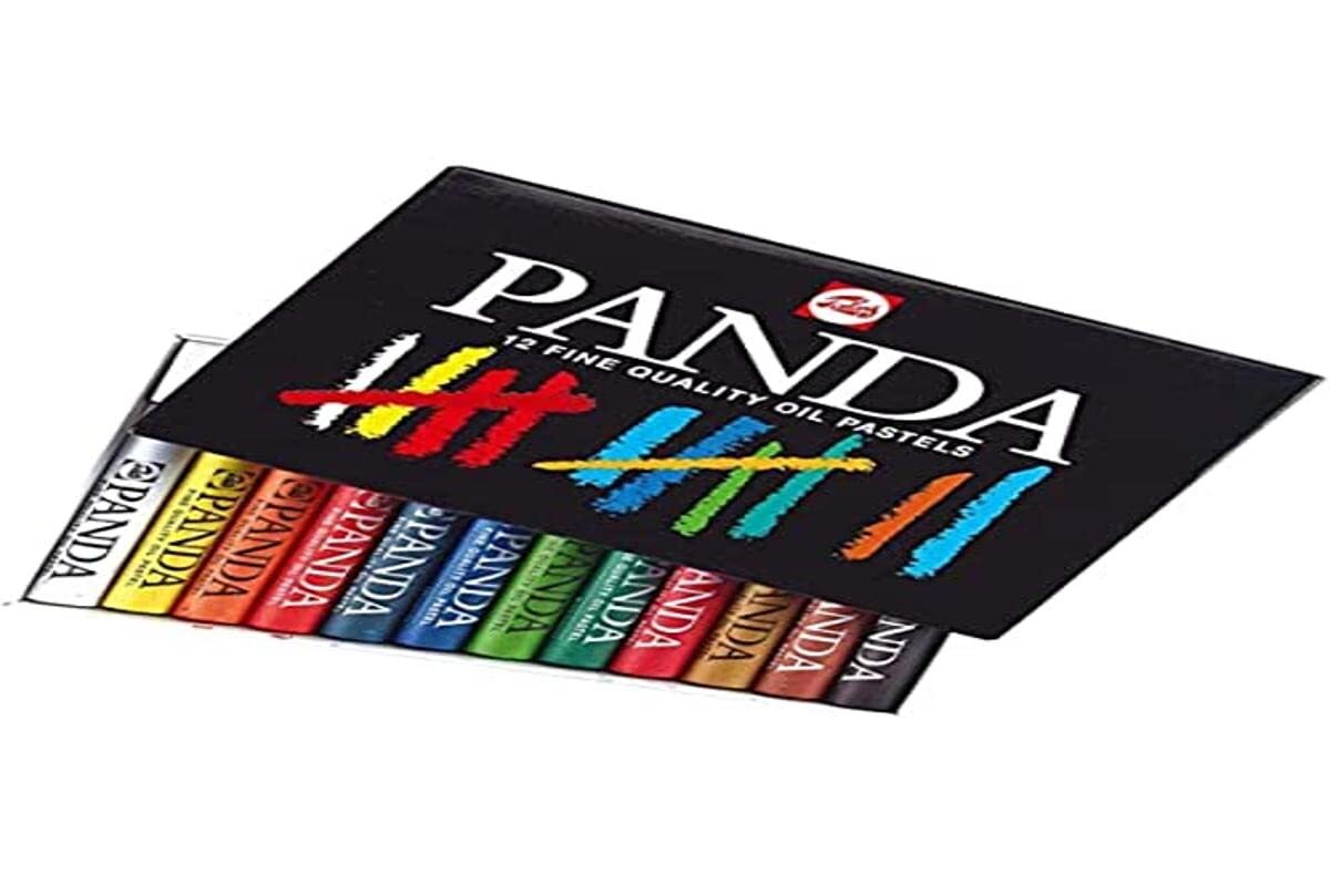 Panda Pack of 12 Grease Crayons, Pattern | eBay