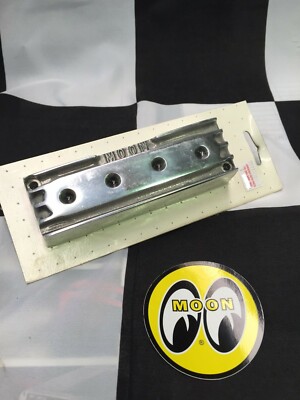 Mooneyes quad fuel block finned polished alloy hot rod 1932 ford chev ...