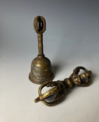 Japanese Brass Ritual Bell with Vajra Handle – Exoteric Buddhism ...