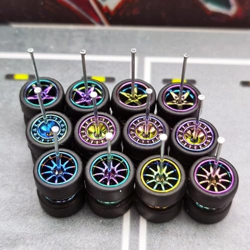 1/64 Wheels and Tires,Chameleon Color for Upgrade Mainline Chameleon ...