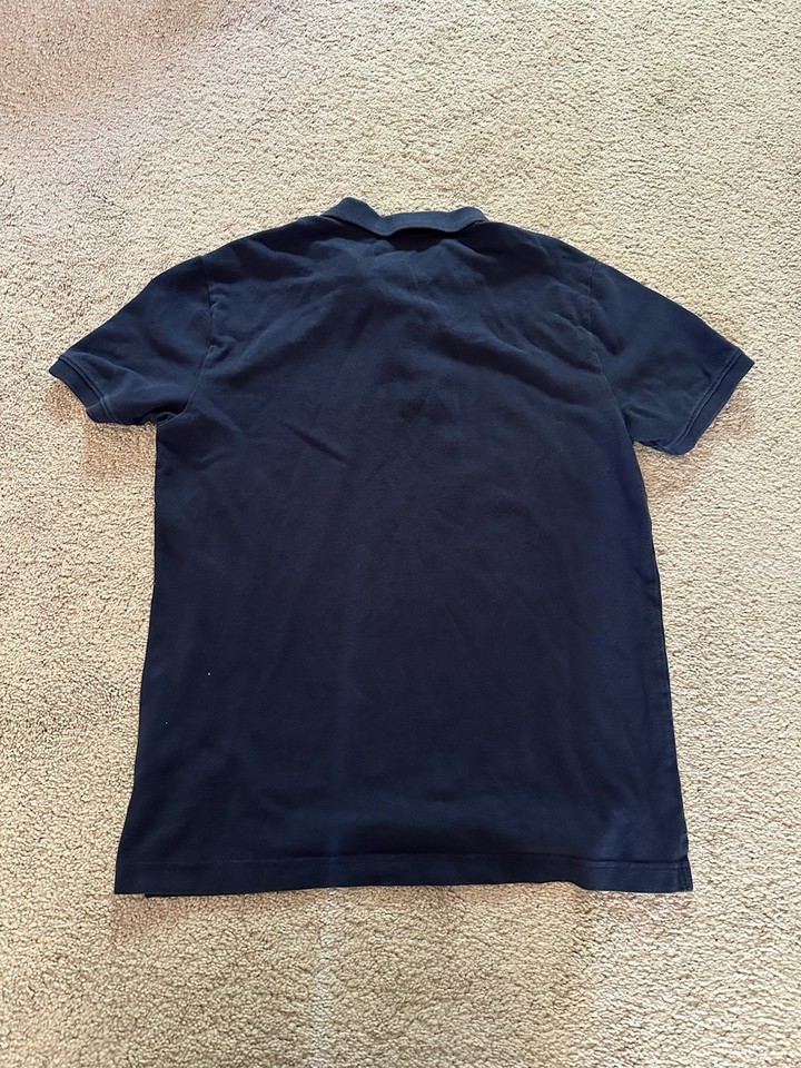 Men’s Navy Blue Slim Fit Izod Polo Shirt Size Medium | eBay
