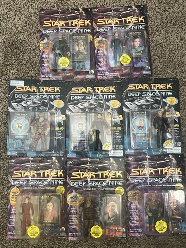 Star Trek Deep Space Nine DS9 Lot Complete Set 8 Action Figures ...