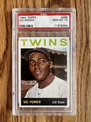 1964 Topps Vic Power PSA 10!! POP 7!! | eBay