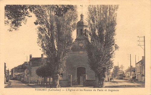 14-VIMONT-L'Eglise et les Routes de Paris et Argences-N 6002-B/0373 | eBay