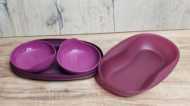 Tupperware Breakfast Maker Microwave Egg Cooker in Purple Fast & Easy ...