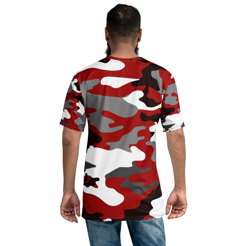 Red And Black Camo Shirt