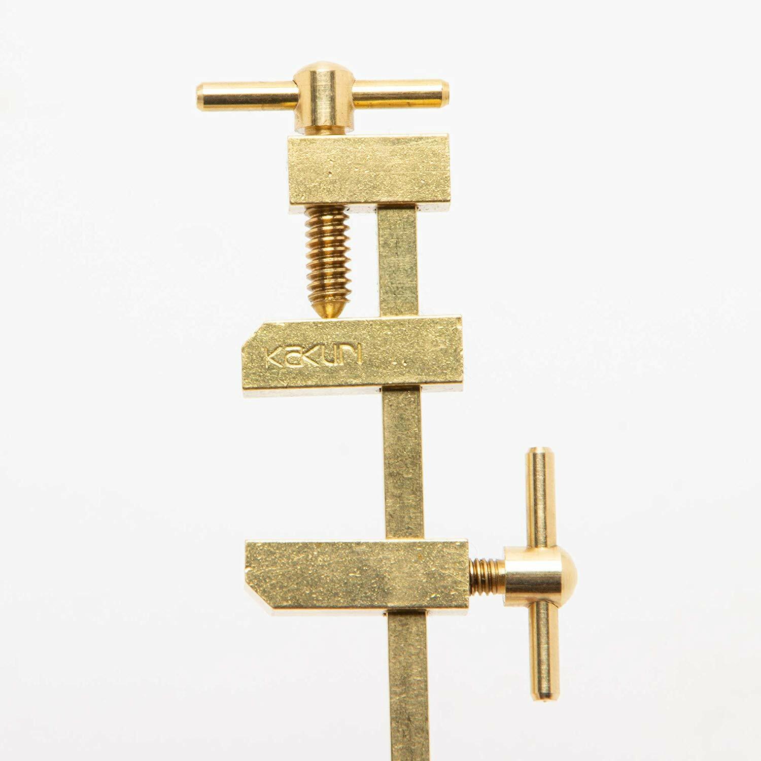 KAKURI JAPAN Traditional HATAGANE Brass Clamp DIY Carpenter Set of 2 ...