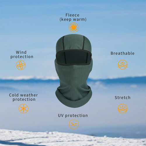 Balaclava Ski Mask Windproof Fleece Thermal Winter Full Face Mask for ...