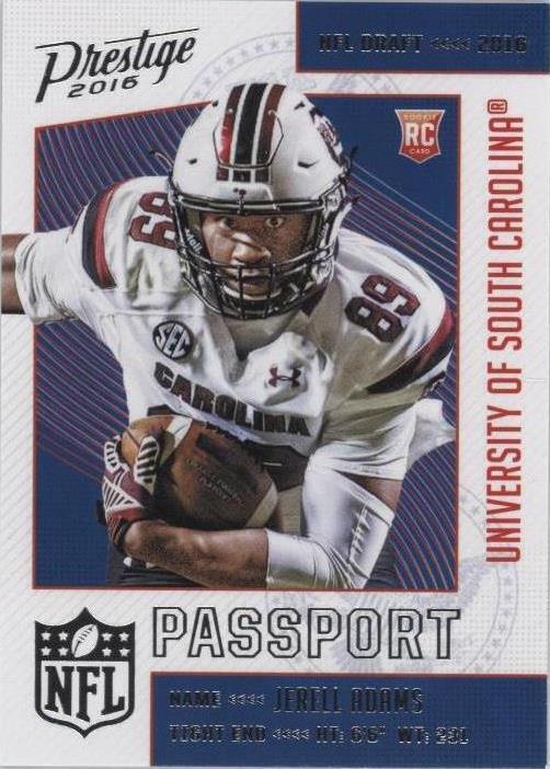 2016 Panini Prestige - Nfl Passport Jerell Adams #15 (RC) for sale ...