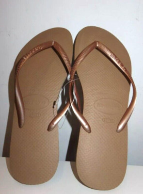 Havaianas Women's Slim Wonder Flip Flop Rose Gold US 11/12W EU 41/42 | eBay