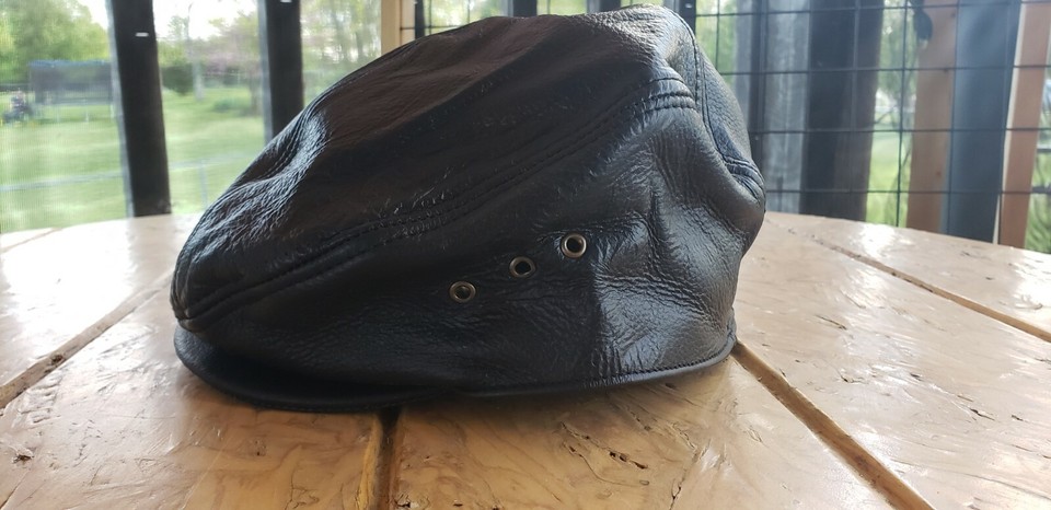 XL LEATHER Beret Italian Style Drivers cap Hat Golf Cabby Newsboy Flat ...