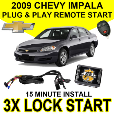 2009 CHEVY IMPALA V6 PLUG & PLAY REMOTE START SYSTEM EASY INSTALL ...