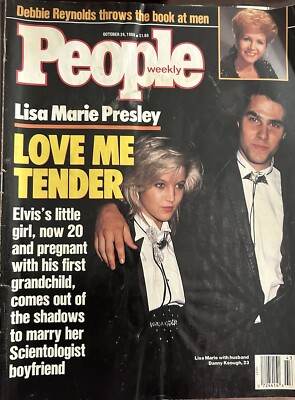 People Magazine (Oct 24 1988) Lisa Marie Presley - Love Me Tender | eBay