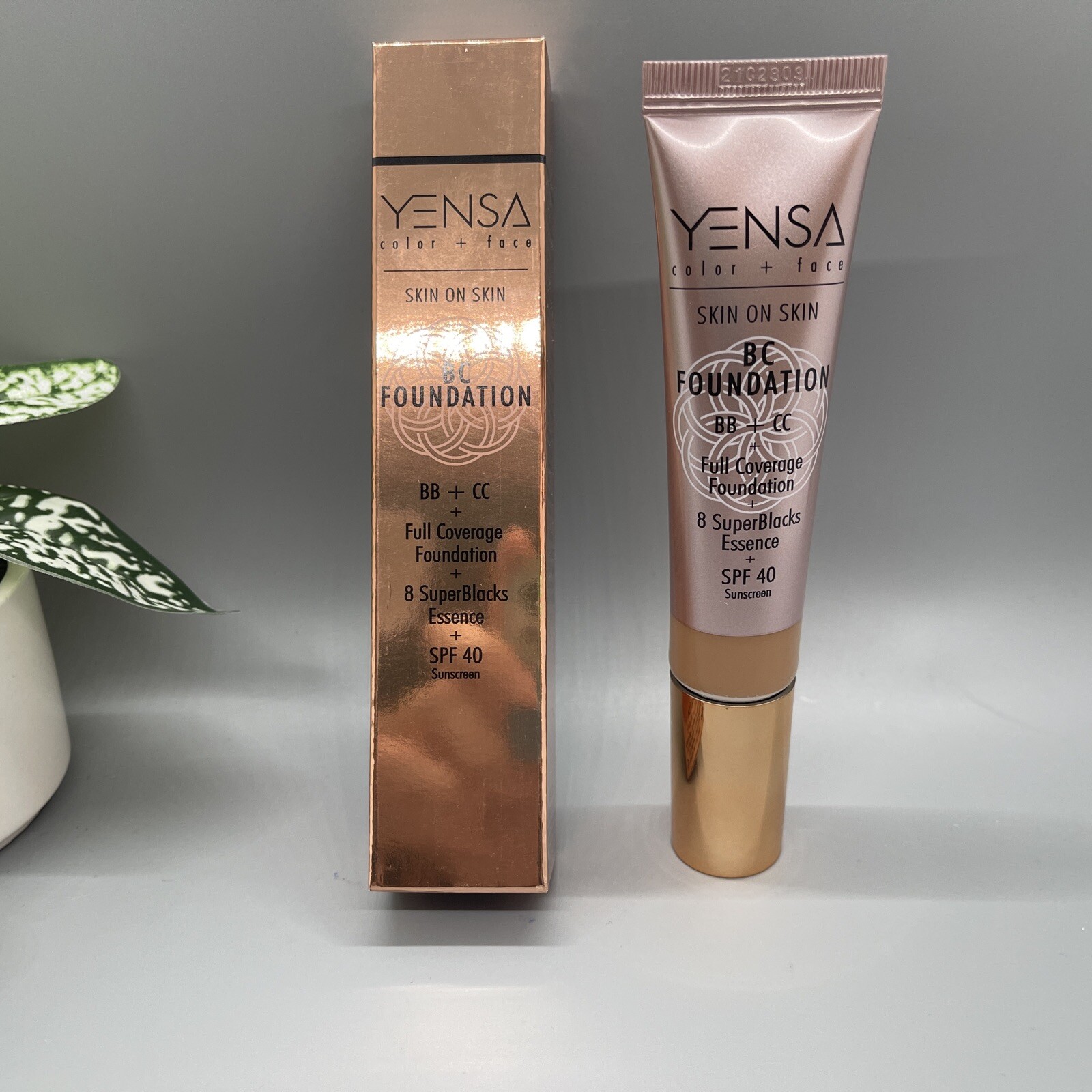 YENSA BC Foundation in TAN WARM - BB + CC Full Coverage 1.08 oz / 32mL ...
