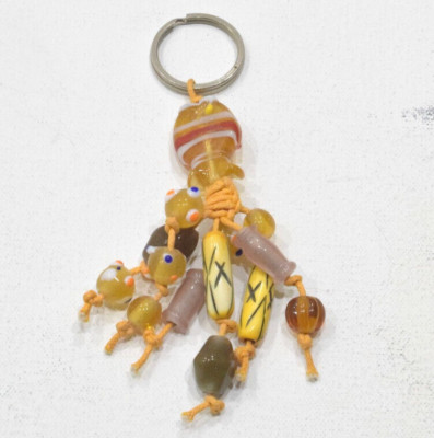 Keychain Gold Assorted Beads Indonesia | eBay