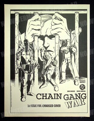 Chain Gang War DC Comics 1993 Trade Print Magazine Ad Poster ADVERT | eBay