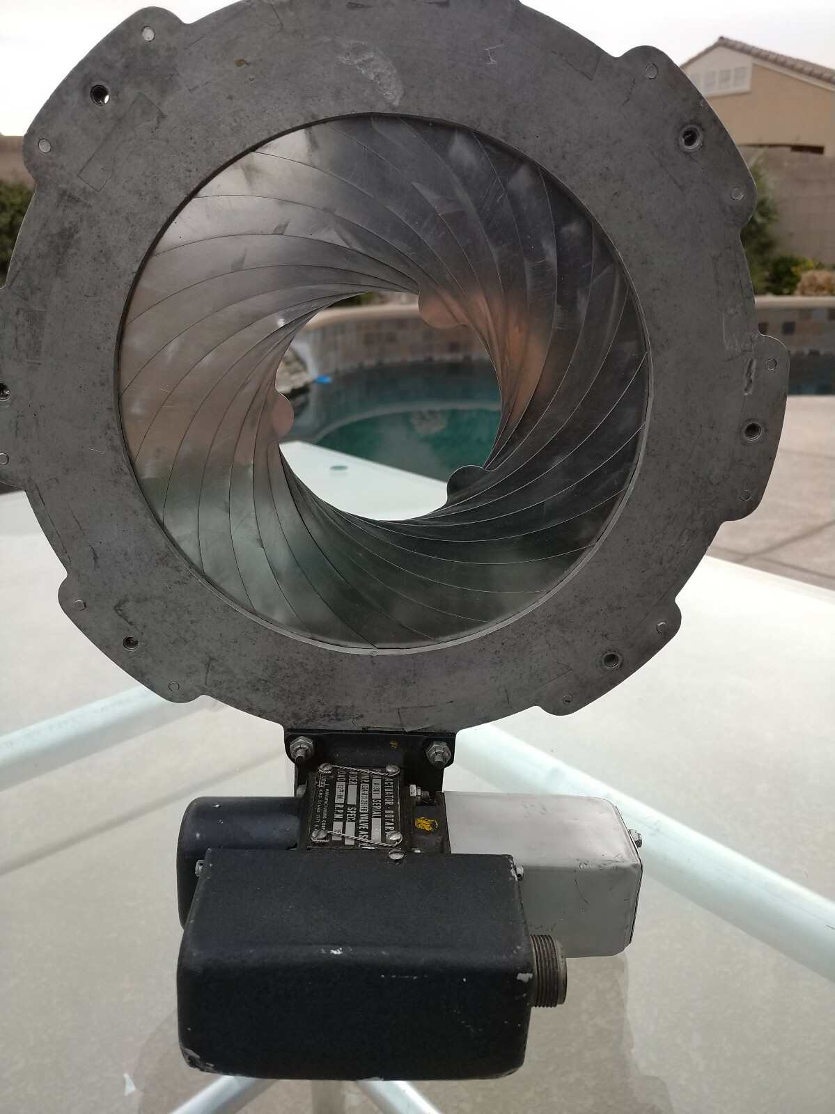 Motorized Iris Diaphram Film - Prop / Rotary Actuator / Sci-Fi/ as ...
